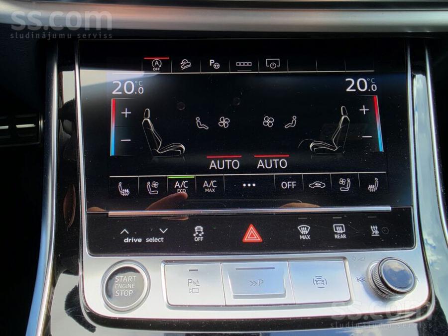 Zils Audi Q7 2022 Liepāja, ar dzinēja tilpumu 3.00 L un nobraukumu 84 tūkst. km par 59000 €, foto 18 vietnē AUTOMOTO.COM.LV