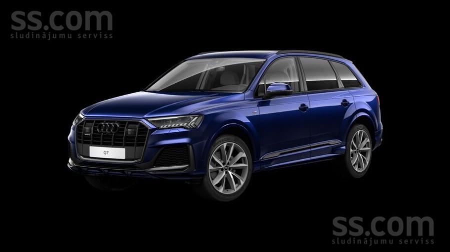 Zils Audi Q7 2022 Liepāja, ar dzinēja tilpumu 3.00 L un nobraukumu 84 tūkst. km par 59000 €, foto 26 vietnē AUTOMOTO.COM.LV