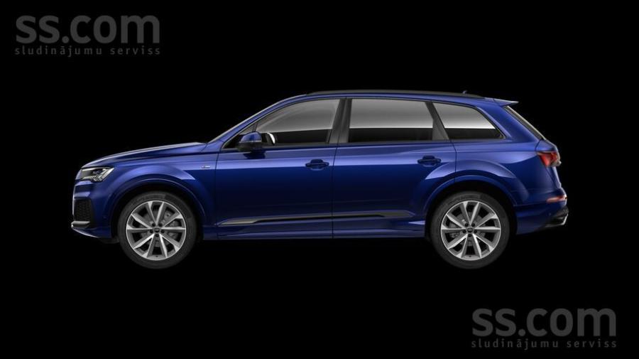 Zils Audi Q7 2022 Liepāja, ar dzinēja tilpumu 3.00 L un nobraukumu 84 tūkst. km par 59000 €, foto 27 vietnē AUTOMOTO.COM.LV