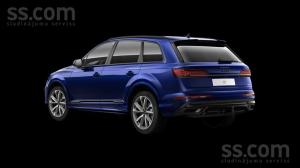 Zils Audi Q7 2022 Liepāja, ar dzinēja tilpumu 3.00 L un nobraukumu 84 tūkst. km par 59000 €, foto 28 vietnē AUTOMOTO.COM.LV