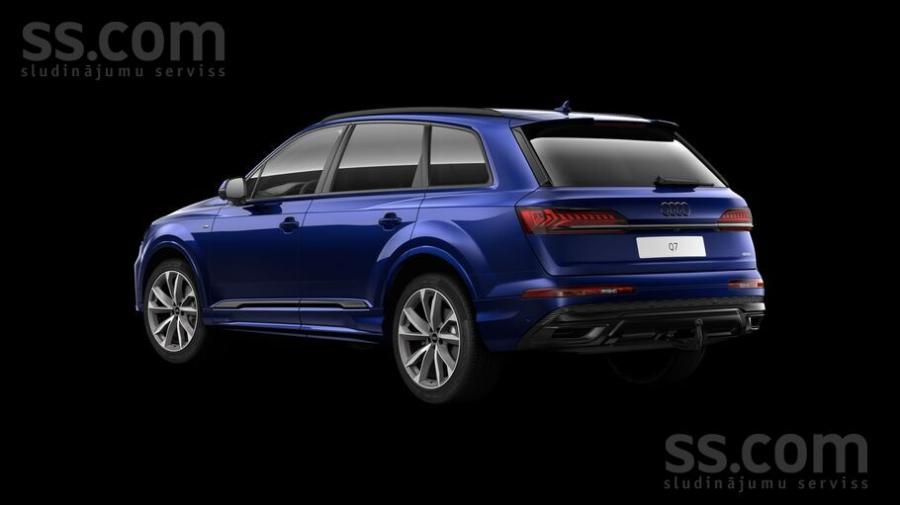 Zils Audi Q7 2022 Liepāja, ar dzinēja tilpumu 3.00 L un nobraukumu 84 tūkst. km par 59000 €, foto 28 vietnē AUTOMOTO.COM.LV