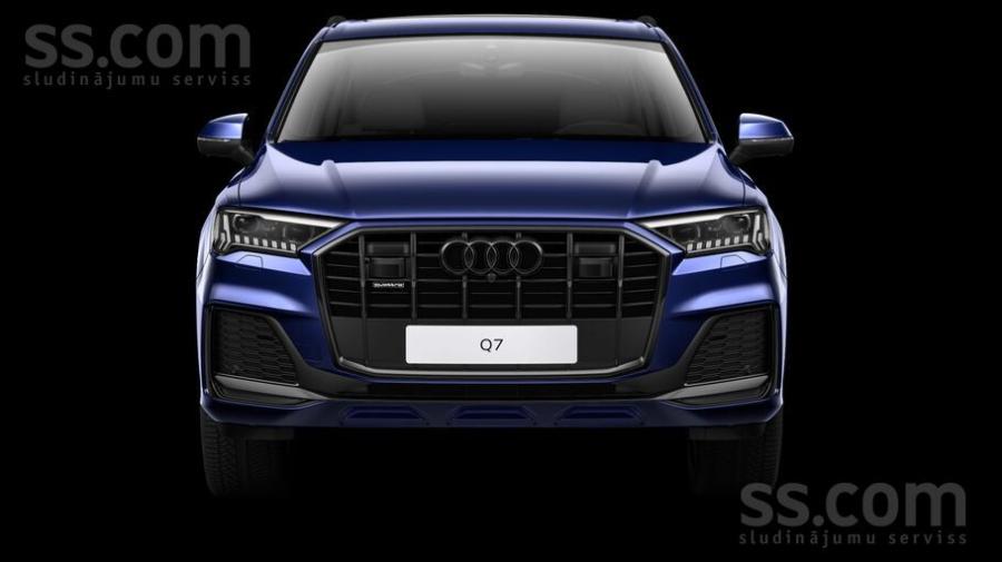 Zils Audi Q7 2022 Liepāja, ar dzinēja tilpumu 3.00 L un nobraukumu 84 tūkst. km par 59000 €, foto 30 vietnē AUTOMOTO.COM.LV