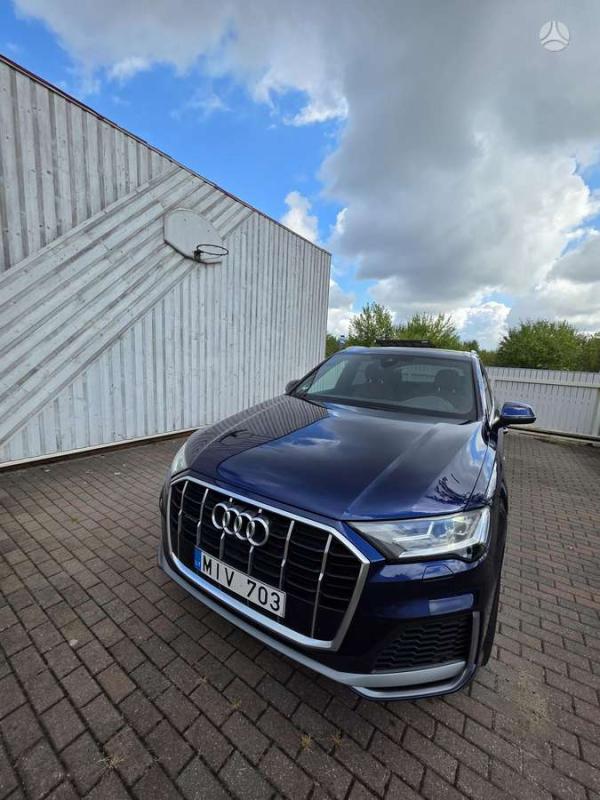 Zils Audi Q7 2022 Viļņa, ar dzinēja tilpumu 3.00 L un nobraukumu 107 tūkst. km par 45999 €, foto 6 vietnē AUTOMOTO.COM.LV