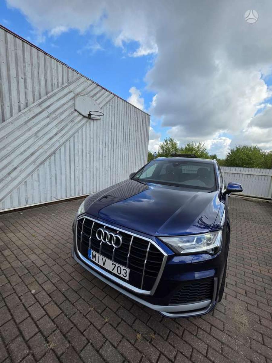 Zils Audi Q7 2022 Viļņa, ar dzinēja tilpumu 3.00 L un nobraukumu 107 tūkst. km par 45999 €, foto 6 vietnē AUTOMOTO.COM.LV