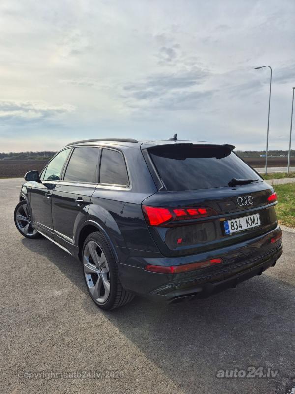 Синий Ауди Ку 7 2024 в Таллин, объемом двигателя 3.00 л и пробегом 68 тыс. км за 65900 €, фото 4 на AUTOMOTO.COM.LV