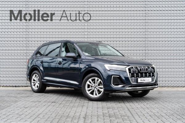 Zils Audi Q7 2024 Mārupe, ar dzinēja tilpumu 3.00 L un nobraukumu 73 tūkst. km par 53200 €, foto 2 vietnē AUTOMOTO.COM.LV