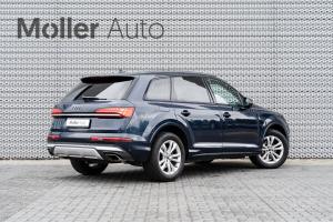 Blue Audi Q7 2024 in Marupe, with an engine capacity of 3.00 L and mileage of 73 thousand km for 53200 €, photo 5 on AUTOMOTO.COM.LV