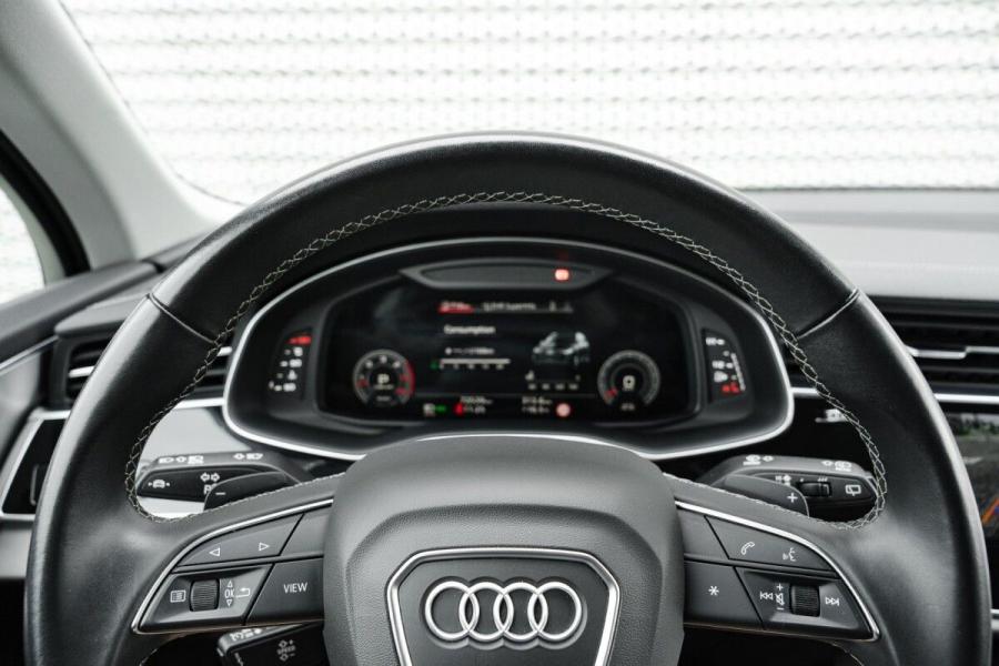 Blue Audi Q7 2024 in Marupe, with an engine capacity of 3.00 L and mileage of 73 thousand km for 53200 €, photo 13 on AUTOMOTO.COM.LV