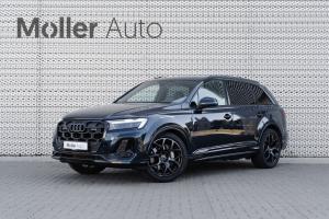 Zils Audi Q7 2024 Mārupe, ar dzinēja tilpumu 3.00 L un nobraukumu 39 tūkst. km par 59350 €, foto  vietnē AUTOMOTO.COM.LV