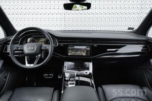 Blue Audi Q7 2024 in Riga, with an engine capacity of 3.00 L and mileage of 39 thousand km for 59350 €, photo 8 on AUTOMOTO.COM.LV
