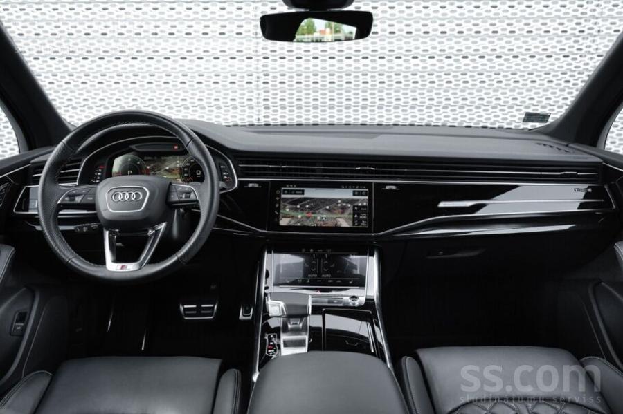 Blue Audi Q7 2024 in Riga, with an engine capacity of 3.00 L and mileage of 39 thousand km for 59350 €, photo 8 on AUTOMOTO.COM.LV