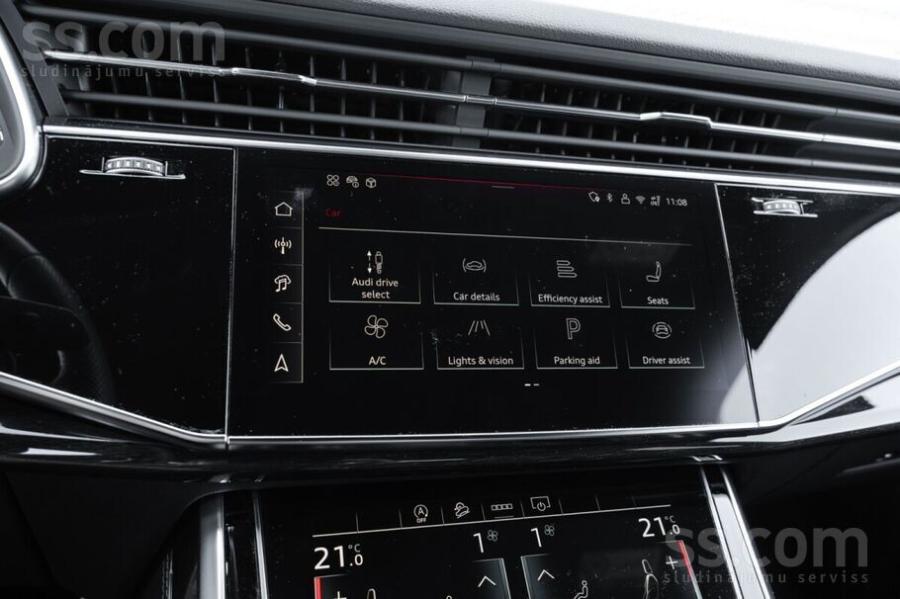 Blue Audi Q7 2024 in Riga, with an engine capacity of 3.00 L and mileage of 39 thousand km for 59350 €, photo 24 on AUTOMOTO.COM.LV