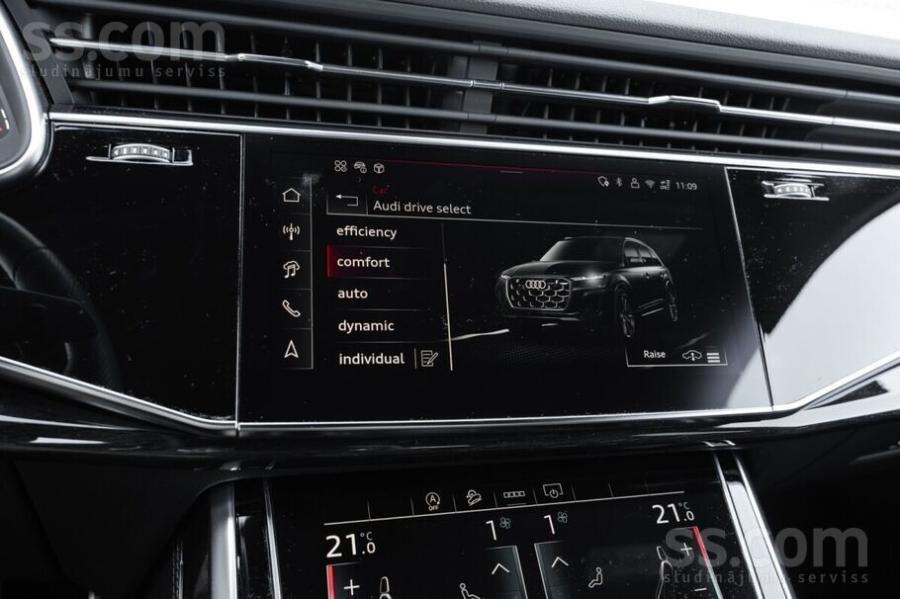 Blue Audi Q7 2024 in Riga, with an engine capacity of 3.00 L and mileage of 39 thousand km for 59350 €, photo 26 on AUTOMOTO.COM.LV