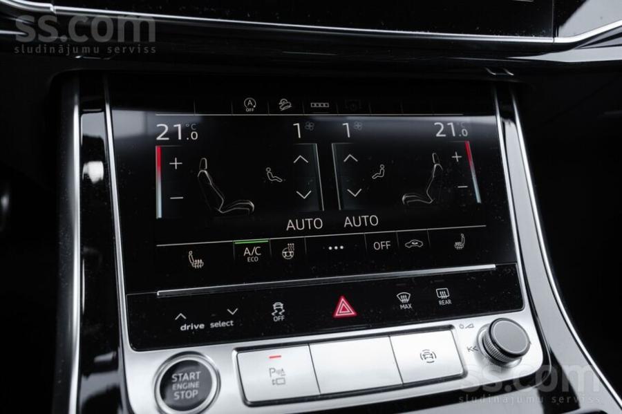 Blue Audi Q7 2024 in Riga, with an engine capacity of 3.00 L and mileage of 39 thousand km for 59350 €, photo 33 on AUTOMOTO.COM.LV