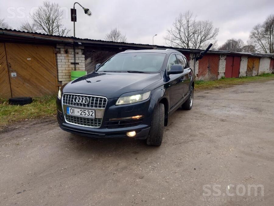 Zils Audi Q7 2006 Talsi, ar dzinēja tilpumu 3.00 L un nobraukumu 422 tūkst. km par 4899 €, foto 1 vietnē AUTOMOTO.COM.LV