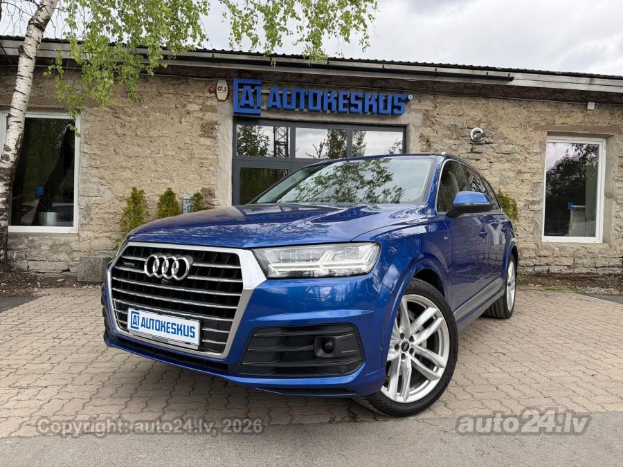 Zils Audi Q7 2016 Tallina, ar dzinēja tilpumu 3.00 L un nobraukumu 198 tūkst. km par 27990 €, foto 1 vietnē AUTOMOTO.COM.LV