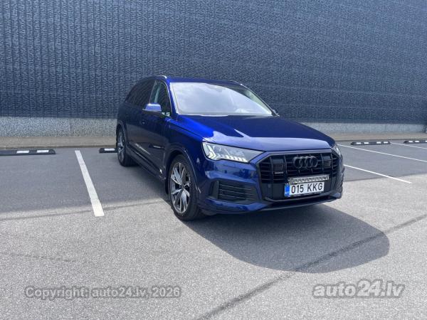 Zils Audi Q7 2020 Tallina, ar dzinēja tilpumu 3.00 L un nobraukumu 122 tūkst. km par 49900 €, foto 1 vietnē AUTOMOTO.COM.LV