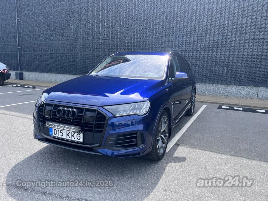 Синий Ауди Ку 7 2020 в Таллин, объемом двигателя 3.00 л и пробегом 122 тыс. км за 49900 €, фото 3 на AUTOMOTO.COM.LV