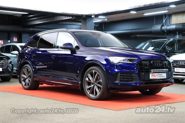 Blue Audi Q7 2020 in Tallinn, with an engine capacity of 3.00 L and mileage of 122 thousand km for 49900 €, photo 1 on AUTOMOTO.COM.LV