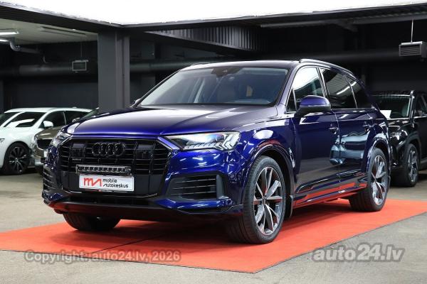 Blue Audi Q7 2020 in Tallinn, with an engine capacity of 3.00 L and mileage of 122 thousand km for 49900 €, photo 2 on AUTOMOTO.COM.LV