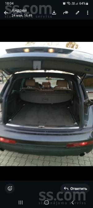 Brūns Audi Q7 2006 Jelgava, ar dzinēja tilpumu 3.00 L un nobraukumu 335 tūkst. km par 3555 €, foto 6 vietnē AUTOMOTO.COM.LV