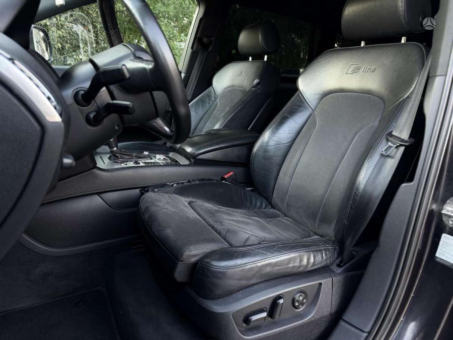 Brown Audi Q7 2007 in Kaunas, with an engine capacity of 2.97 L and mileage of 363 thousand km for 6950 €, photo 10 on AUTOMOTO.COM.LV