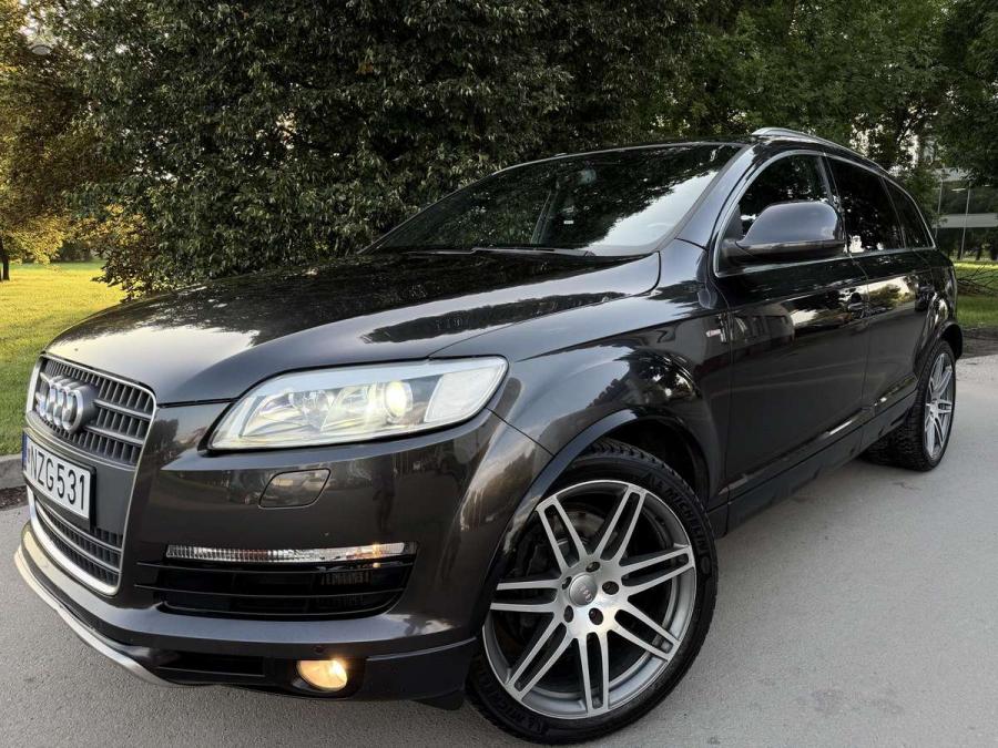 Brown Audi Q7 2007 in Kaunas, with an engine capacity of 2.97 L and mileage of 363 thousand km for 6950 €, photo 29 on AUTOMOTO.COM.LV