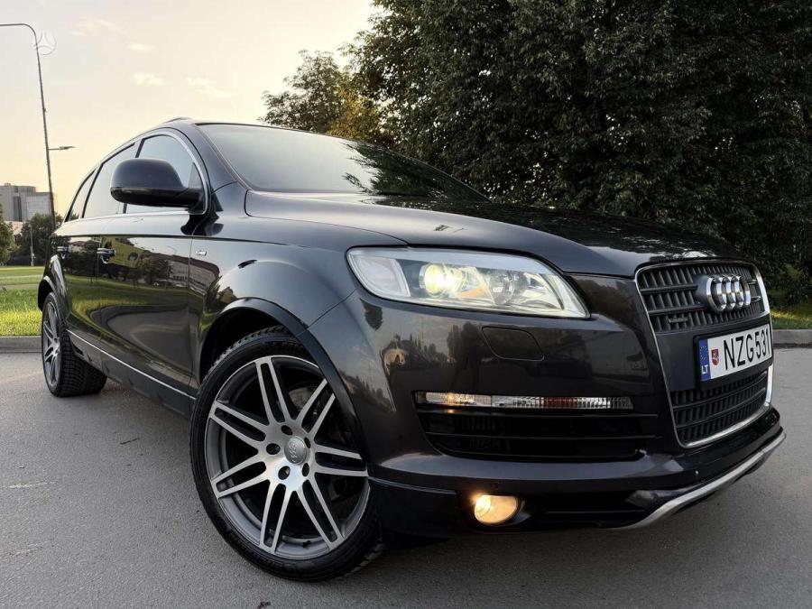 Brown Audi Q7 2007 in Kaunas, with an engine capacity of 2.97 L and mileage of 363 thousand km for 6950 €, photo 30 on AUTOMOTO.COM.LV