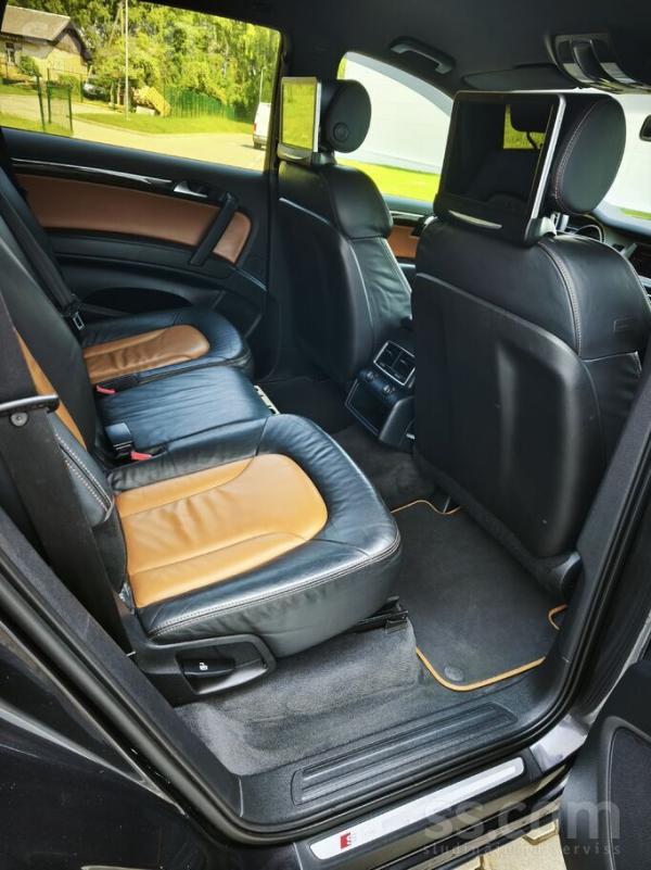 Brown Audi Q7 2008 in Riga, with an engine capacity of 3.00 L and mileage of 0 thousand km for 7999 €, photo 9 on AUTOMOTO.COM.LV