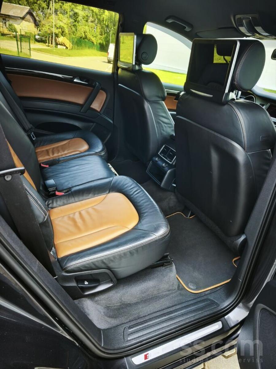 Brown Audi Q7 2008 in Riga, with an engine capacity of 3.00 L and mileage of 0 thousand km for 7999 €, photo 10 on AUTOMOTO.COM.LV