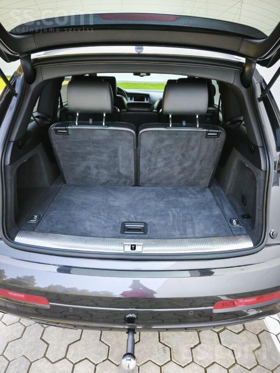 Brown Audi Q7 2008 in Riga, with an engine capacity of 3.00 L and mileage of 0 thousand km for 7999 €, photo 14 on AUTOMOTO.COM.LV