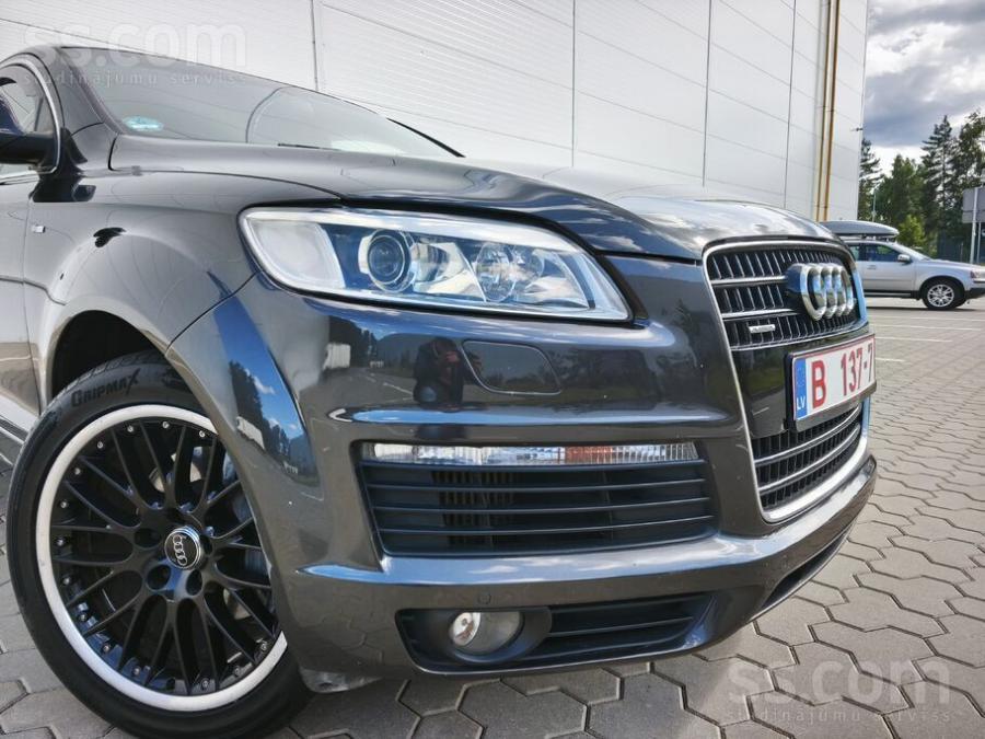 Brown Audi Q7 2008 in Riga, with an engine capacity of 3.00 L and mileage of 0 thousand km for 7999 €, photo 23 on AUTOMOTO.COM.LV