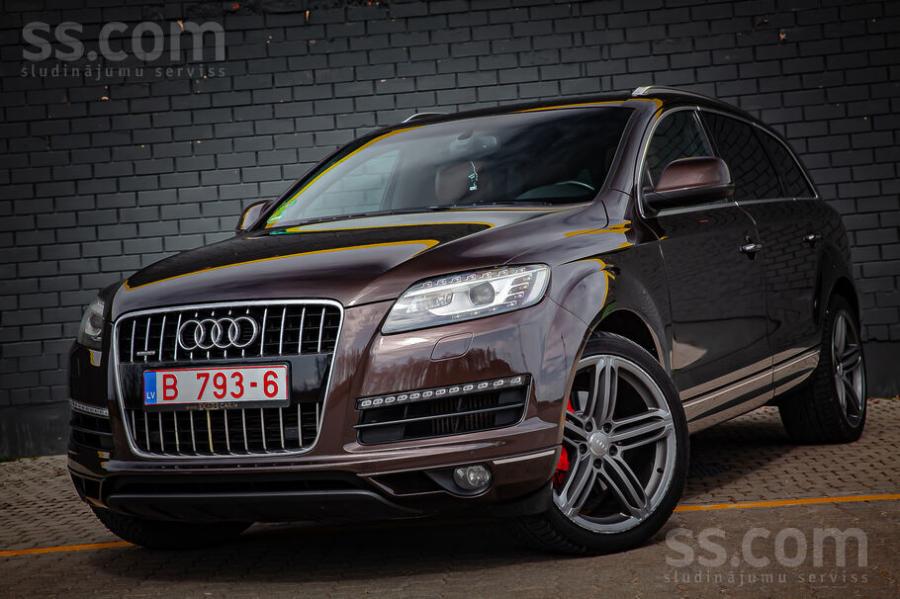 Brown Audi Q7 2009 in Tukums, with an engine capacity of 4.20 L and mileage of 0 thousand km for 13550 €, photo 1 on AUTOMOTO.COM.LV