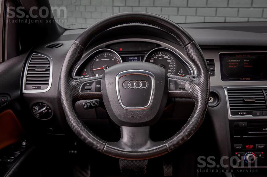Brown Audi Q7 2009 in Tukums, with an engine capacity of 4.20 L and mileage of 0 thousand km for 13550 €, photo 20 on AUTOMOTO.COM.LV