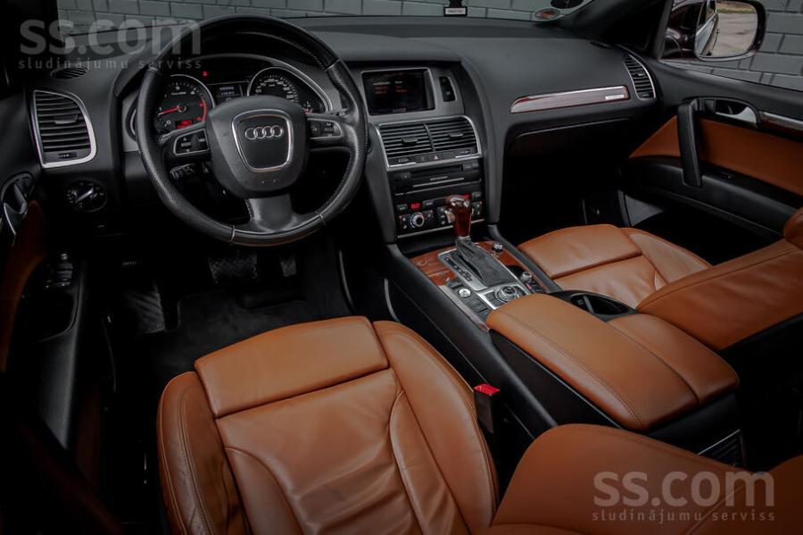 Brown Audi Q7 2009 in Tukums, with an engine capacity of 4.20 L and mileage of 0 thousand km for 13550 €, photo 34 on AUTOMOTO.COM.LV