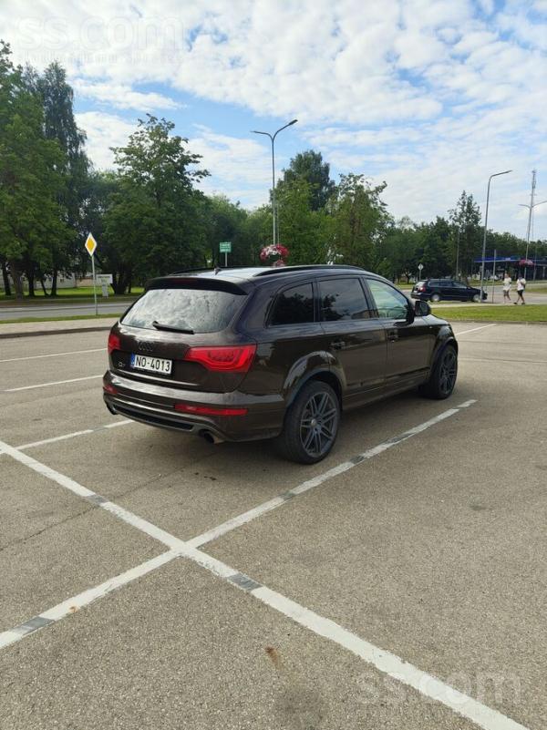 Brūns Audi Q7 2009 Aizkraukle, ar dzinēja tilpumu 3.00 L un nobraukumu 420 tūkst. km par 10900 €, foto 3 vietnē AUTOMOTO.COM.LV