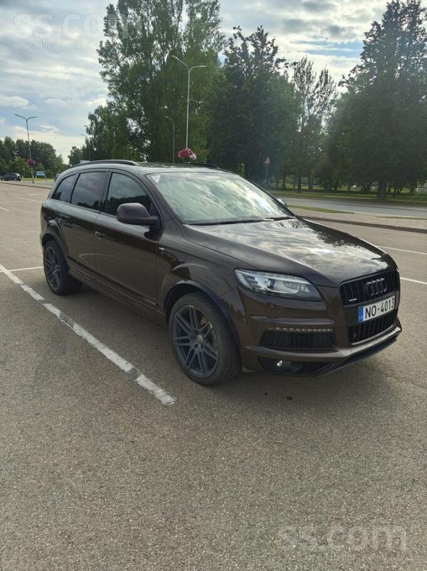 Brūns Audi Q7 2009 Aizkraukle, ar dzinēja tilpumu 3.00 L un nobraukumu 420 tūkst. km par 10900 €, foto 4 vietnē AUTOMOTO.COM.LV