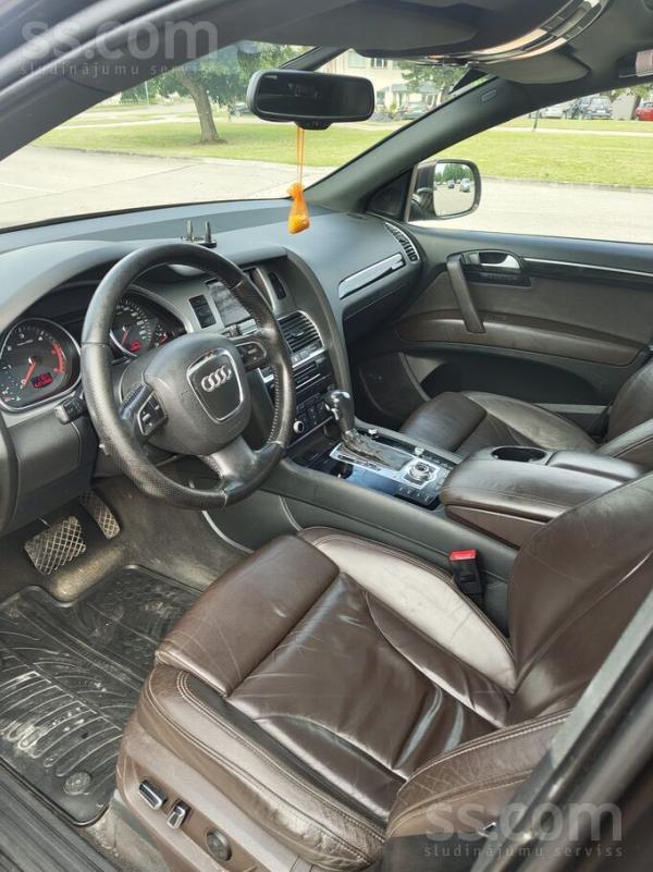 Brūns Audi Q7 2009 Aizkraukle, ar dzinēja tilpumu 3.00 L un nobraukumu 420 tūkst. km par 10900 €, foto 6 vietnē AUTOMOTO.COM.LV