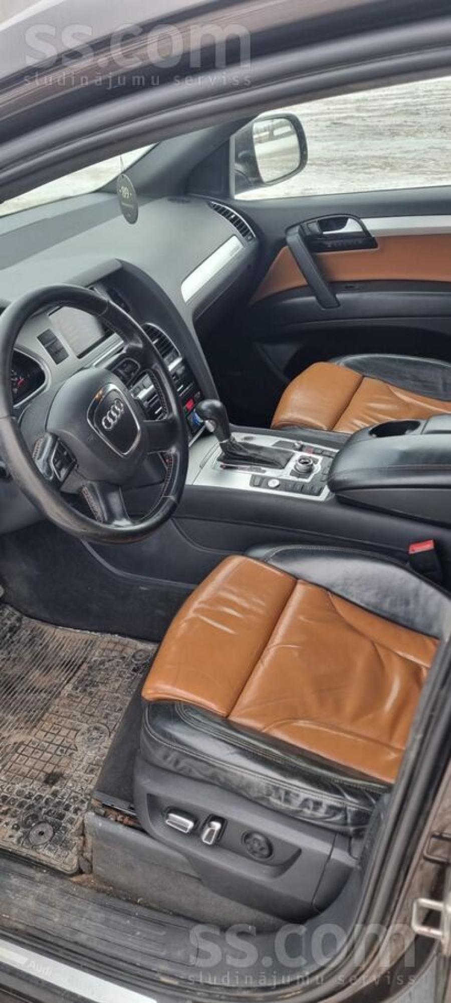 Brūns Audi Q7 2010 Jēkabpils, ar dzinēja tilpumu 3.00 L un nobraukumu 448 tūkst. km par 7200 €, foto 4 vietnē AUTOMOTO.COM.LV