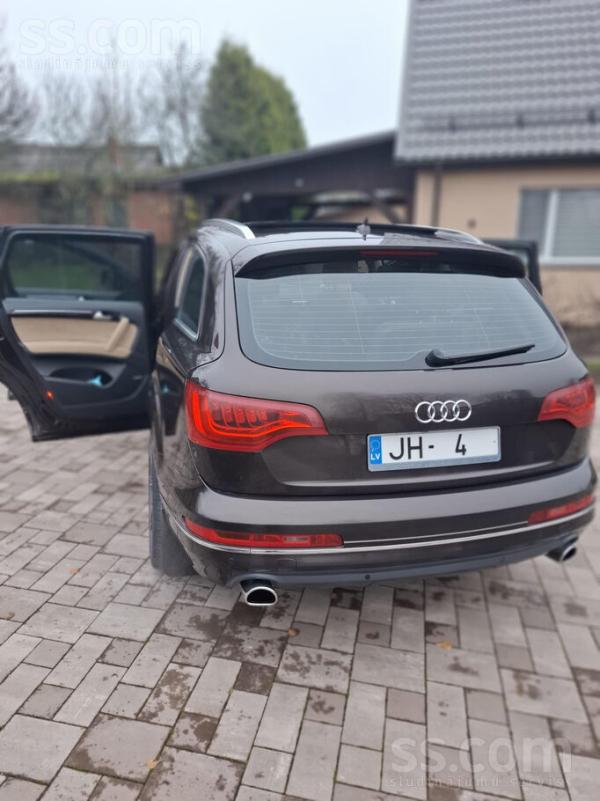 Brūns Audi Q7 2010 Madona, ar dzinēja tilpumu 3.00 L un nobraukumu 262 tūkst. km par 11100 €, foto 5 vietnē AUTOMOTO.COM.LV