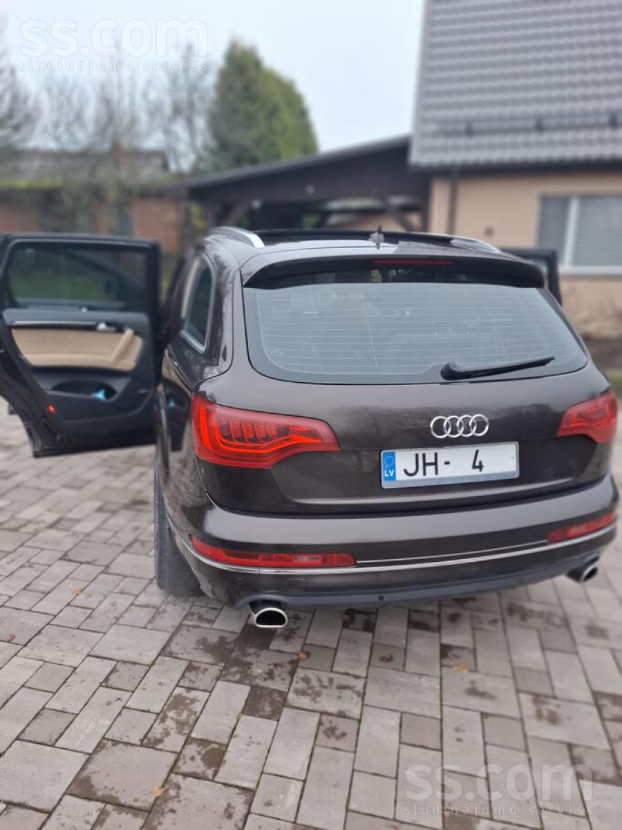 Brūns Audi Q7 2010 Madona, ar dzinēja tilpumu 3.00 L un nobraukumu 262 tūkst. km par 11100 €, foto 6 vietnē AUTOMOTO.COM.LV