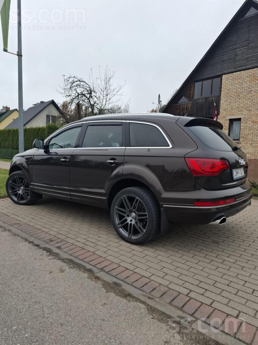 Brūns Audi Q7 2010 Madona, ar dzinēja tilpumu 3.00 L un nobraukumu 262 tūkst. km par 11100 €, foto 7 vietnē AUTOMOTO.COM.LV