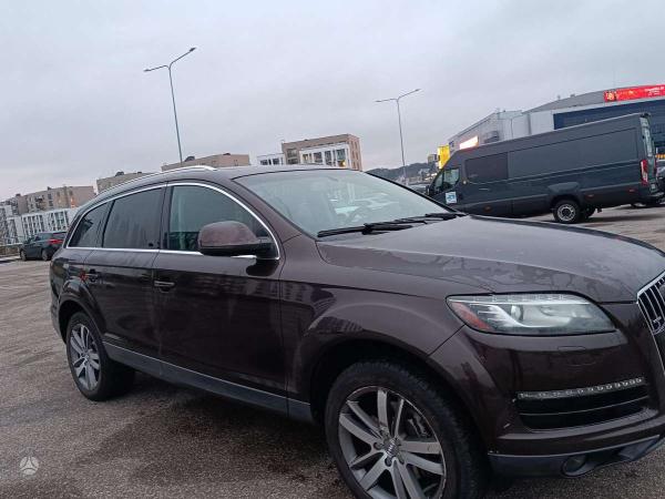 Brown Audi Q7 2010 in Vilnius, with an engine capacity of 3.60 L and mileage of 373 thousand km for 7500 €, photo 1 on AUTOMOTO.COM.LV