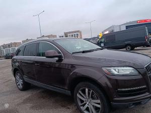 Brown Audi Q7 2010 in Vilnius, with an engine capacity of 3.60 L and mileage of 373 thousand km for 7500 €, photo  on AUTOMOTO.COM.LV