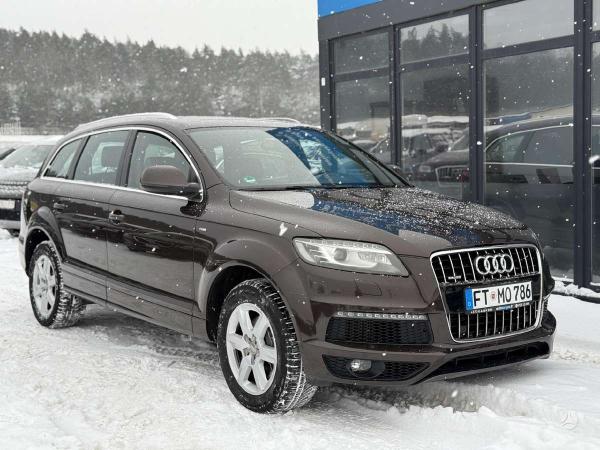 Brūns Audi Q7 2011 Viļņa, ar dzinēja tilpumu 3.00 L un nobraukumu 225 tūkst. km par 13650 €, foto 2 vietnē AUTOMOTO.COM.LV