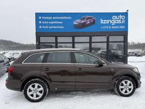 Brown Audi Q7 2011 in Vilnius, with an engine capacity of 3.00 L and mileage of 225 thousand km for 13350 €, photo 6 on AUTOMOTO.COM.LV
