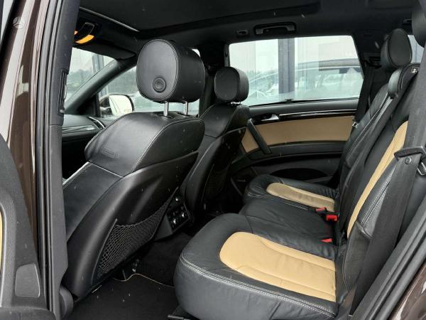 Brown Audi Q7 2011 in Vilnius, with an engine capacity of 3.00 L and mileage of 225 thousand km for 13350 €, photo 8 on AUTOMOTO.COM.LV