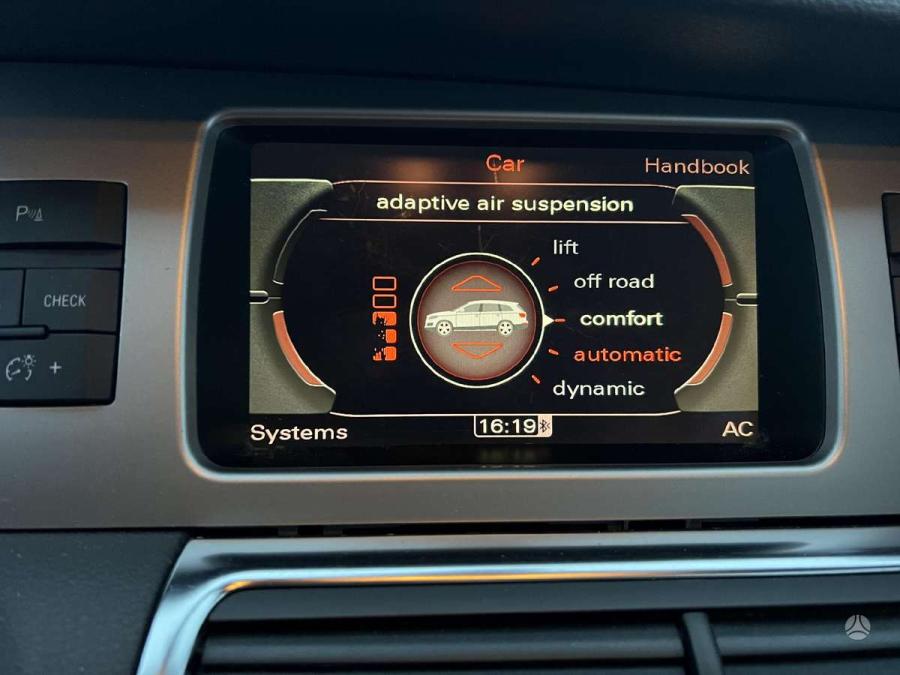 Brown Audi Q7 2011 in Vilnius, with an engine capacity of 3.00 L and mileage of 225 thousand km for 13350 €, photo 20 on AUTOMOTO.COM.LV