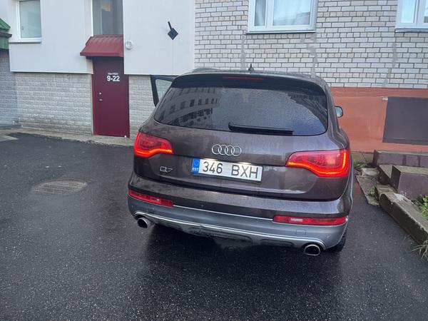 Brown Audi Q7 2011 in Narva, with an engine capacity of 3.00 L and mileage of 346 thousand km for 12500 €, photo 7 on AUTOMOTO.COM.LV