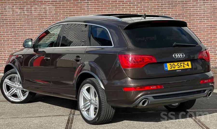Brown Audi Q7 2011 in Riga, with an engine capacity of 3.00 L and mileage of 221 thousand km for 14500 €, photo 5 on AUTOMOTO.COM.LV